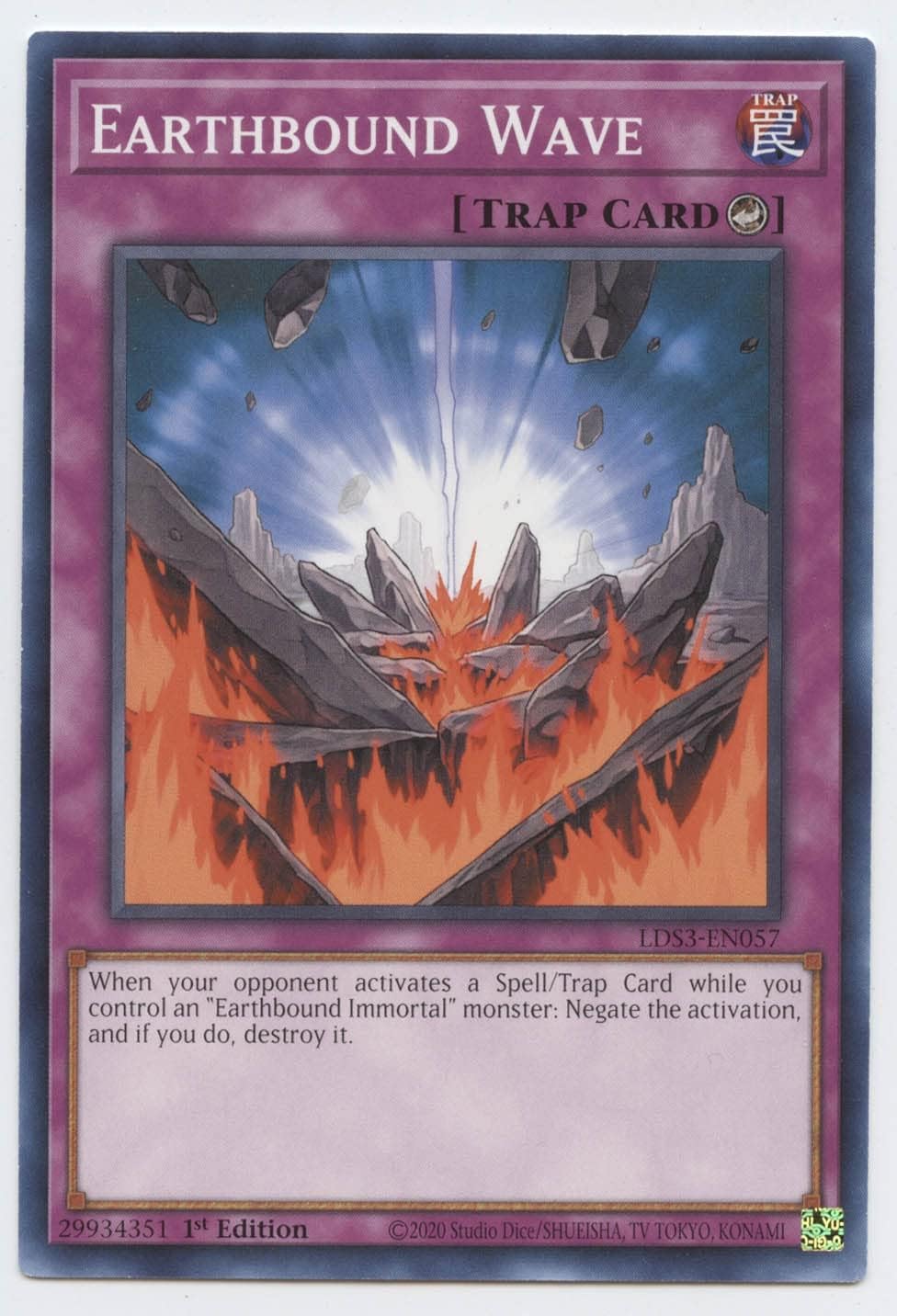 Amazon.com: YU-GI-OH! Earthbound Wave - LDS3-EN057 - Common - 1st ...