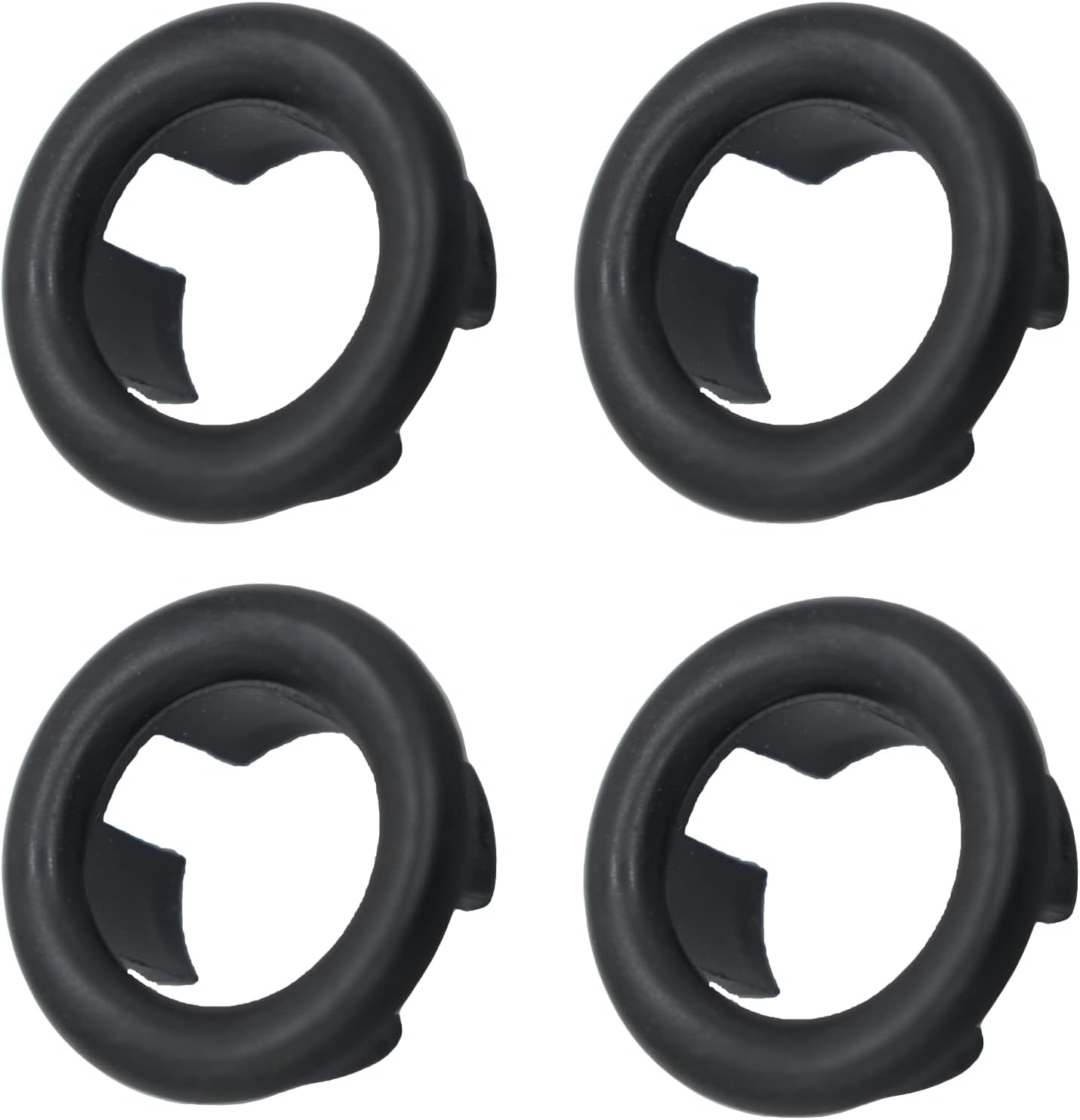 Amazon.com: BWE Sink Basin Trim Overflow Ring Cover Black Bathroom ...