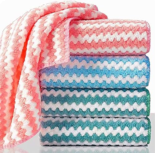 Microfibre Cleaning Rag, 10 Pack Microfiber Cleaning Cloth, Super ...