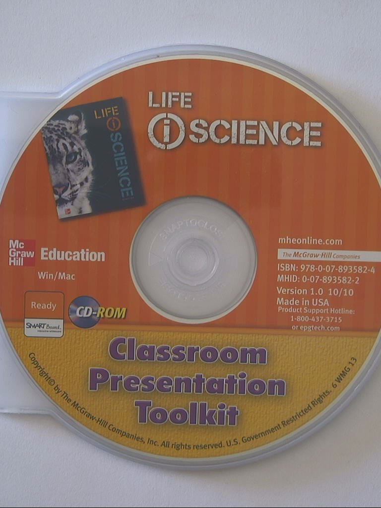 Life iScience, Classroom Presentation Toolkit CD ROM, 9780078935824 ...