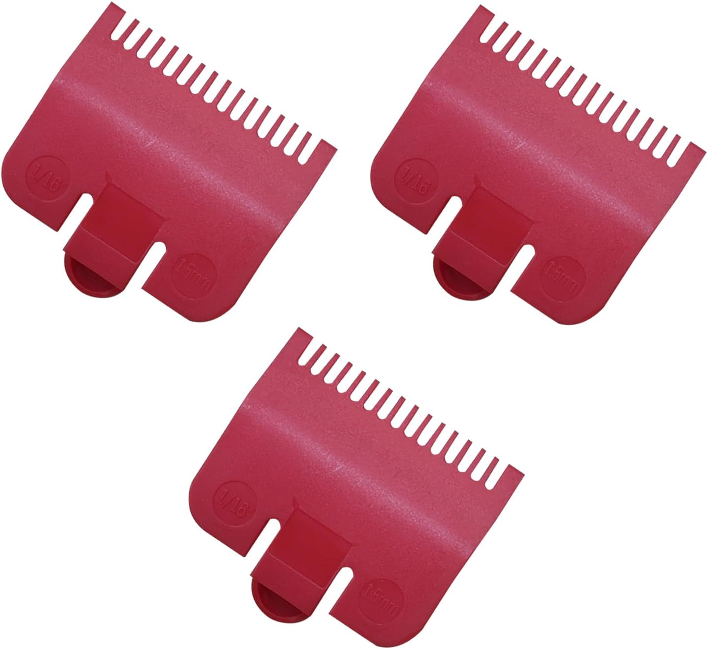 Amazon.com: 3 Inch Hair Clipper Combs Guides, Hair Clipper Guards 1 & 1 ...
