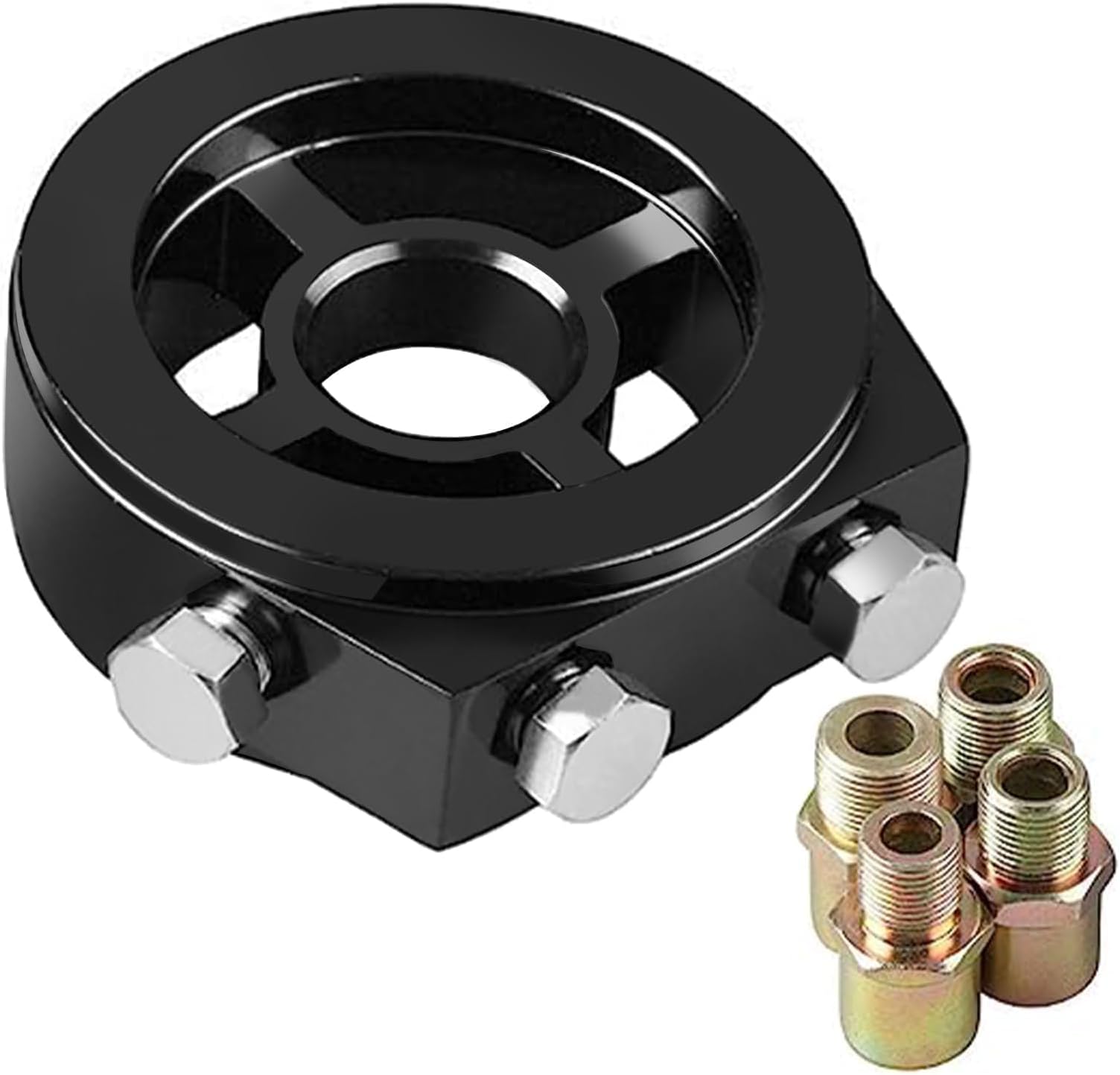 Amazon.com: Oil Sandwich Plate, Oil/Gauge Filter Oil Pressure Adapter ...