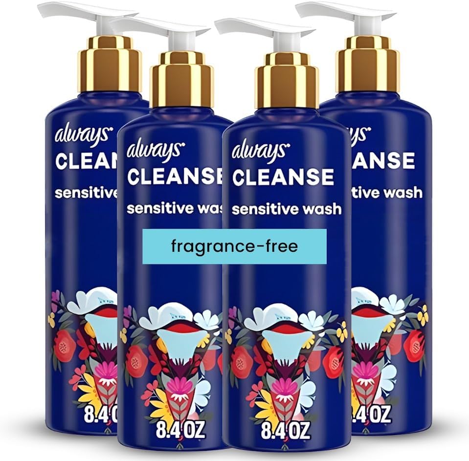 Amazon.com: Always Cleanse Feminine Intimate Wash For Women, Ph ...
