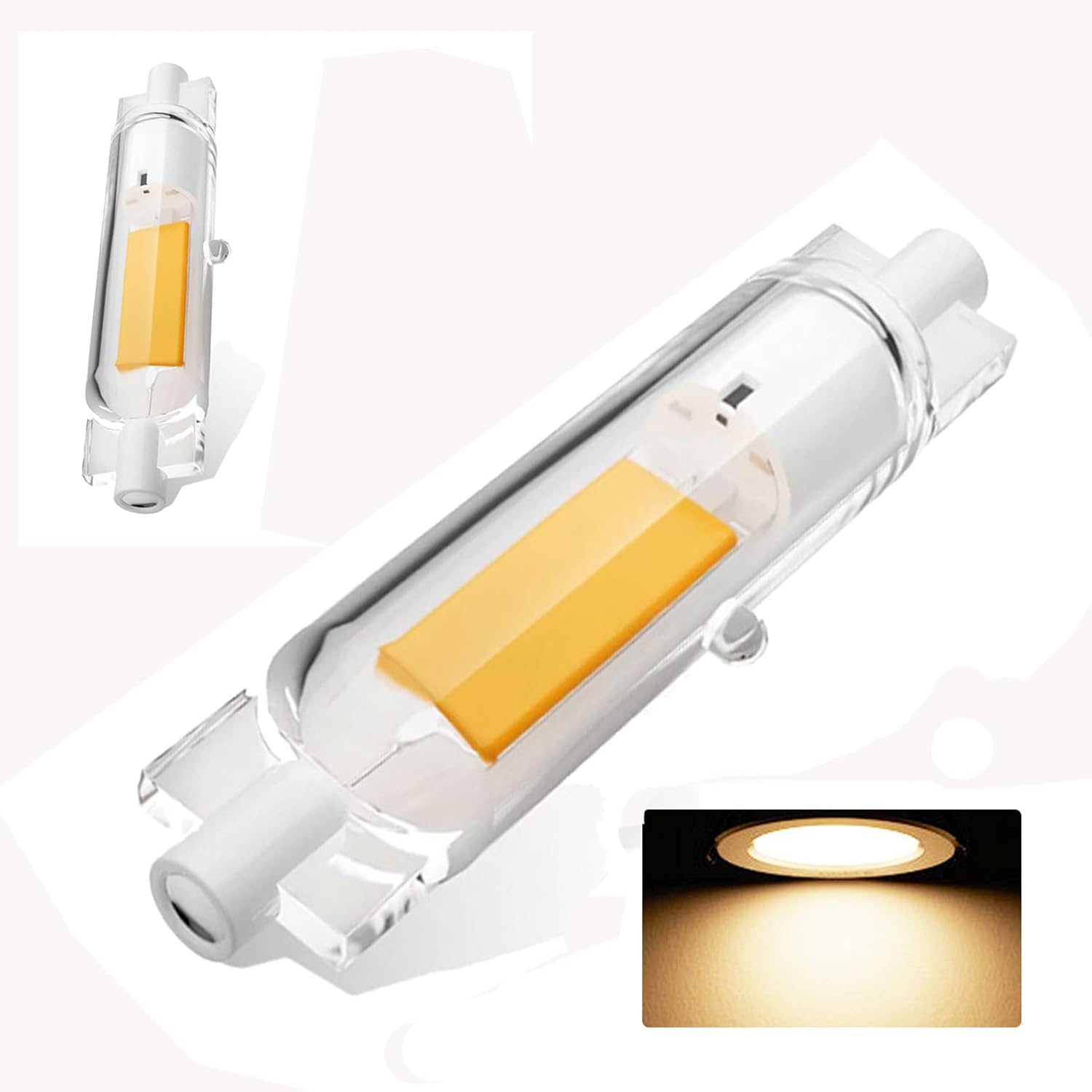 ZJZG R7S LED 78mm Dimmerabile, Lampadine R7S LED 78mm 20W Equivalenti a ...