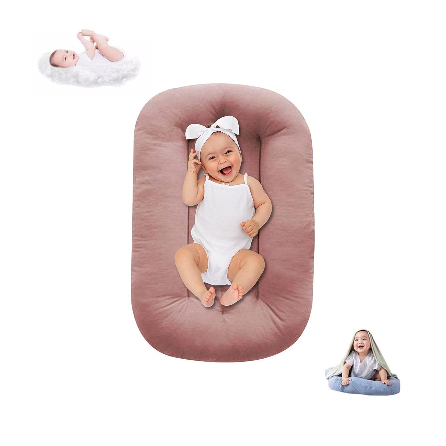 Amazon.com : Baby Lounger for Infants 0-12 Months, Bionic Design Baby ...