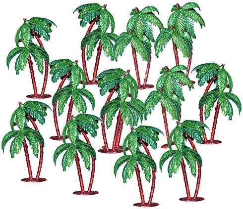 Buy Asian Hobby Crafts Artificial Mini Coconut Trees with Glitter for ...