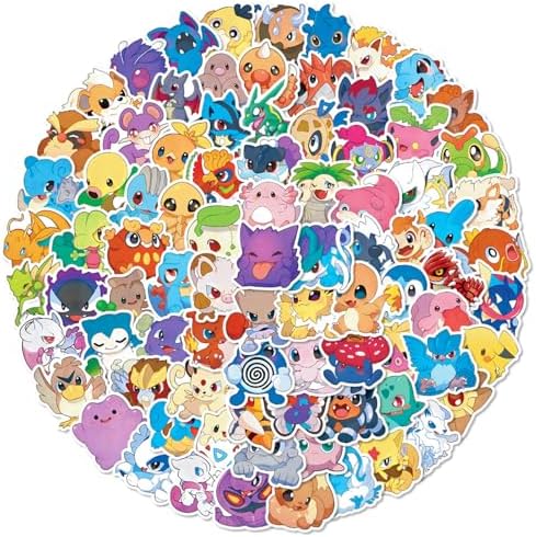 Amazon.com: Cartoon Stickers Kawaii Waterproof Stickers Cute Suitable ...