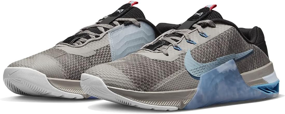 Amazon.com | Nike Men's Metcon 7 AMP Training Shoes, Enigma Stone/Blue ...
