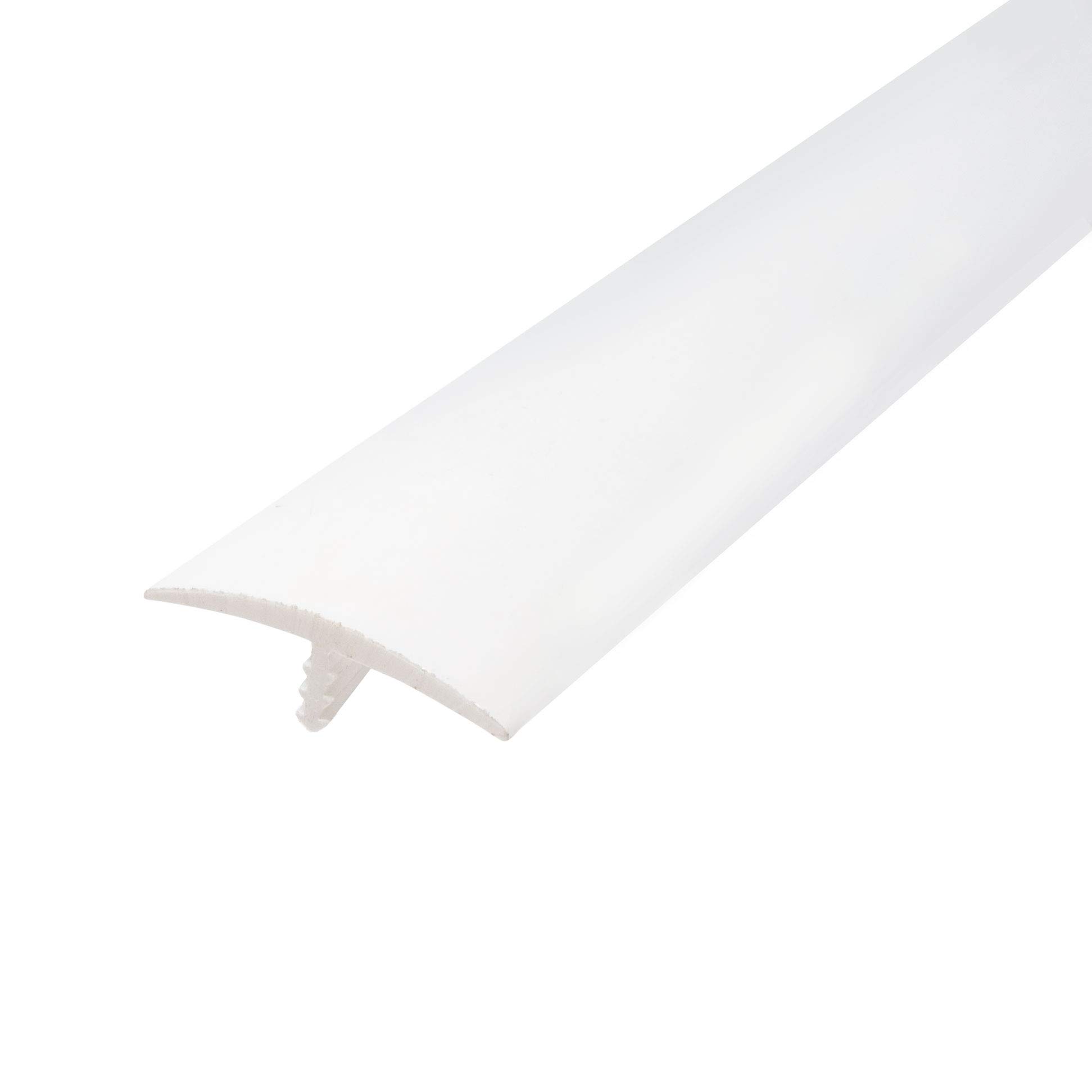 Snapklik.com : Outwater Plastic T-molding 1-1/4 Inch White Flexible ...