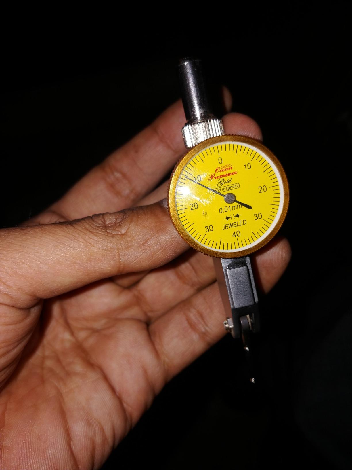 Ocean Lever Dial Test Indicator Range: 0.8mm Least Count 0.01mm (10 ...