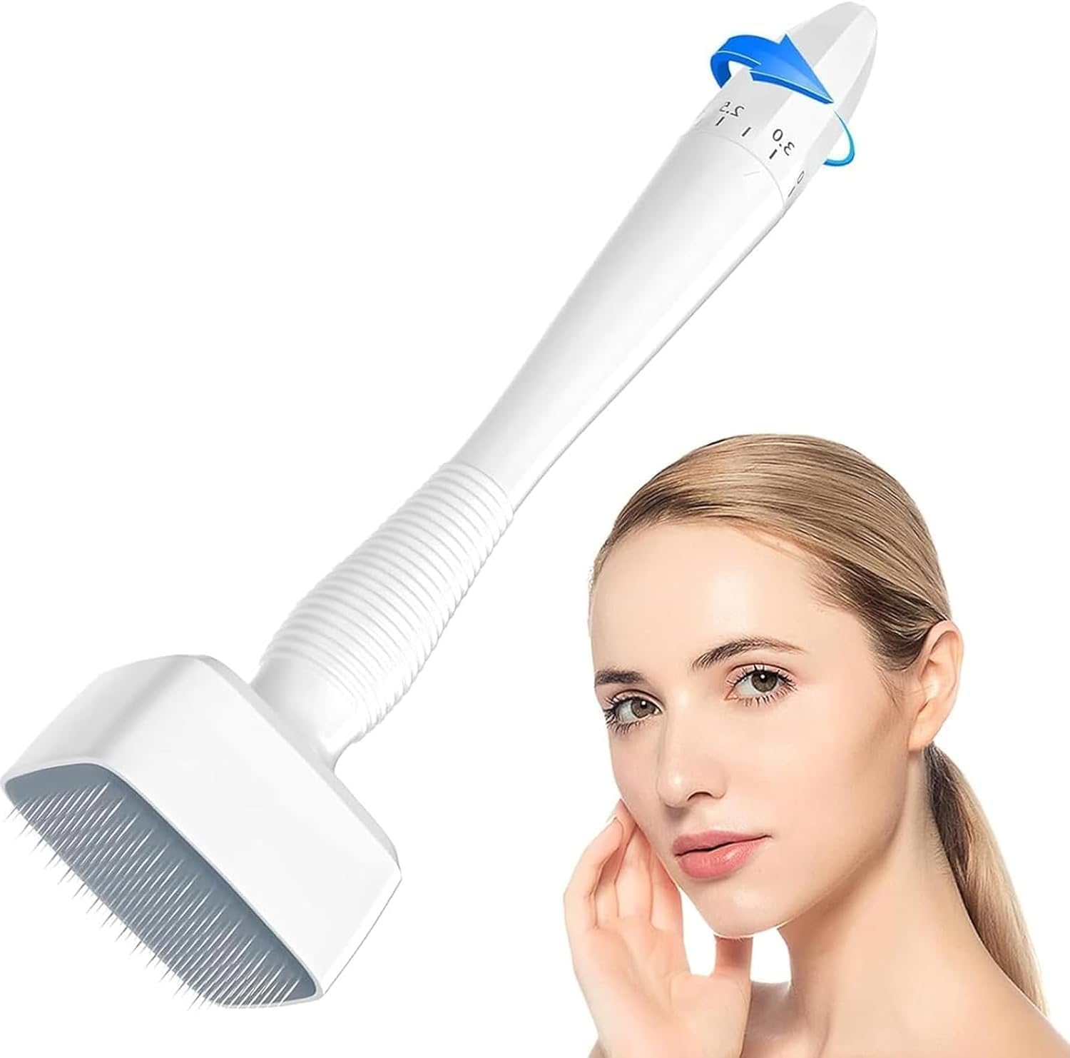 Liznoriz Derma Stamp For Hair Growth | Titanium Coated Adjustable ...