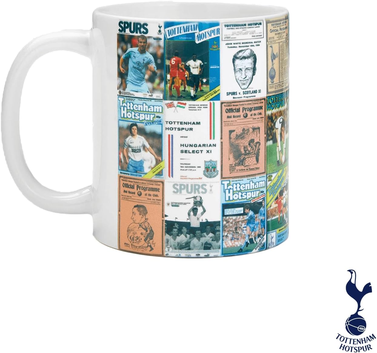 Tottenham Hotspur Retro Programme Mug, 11 Ounces, Ceramic : Amazon.co ...