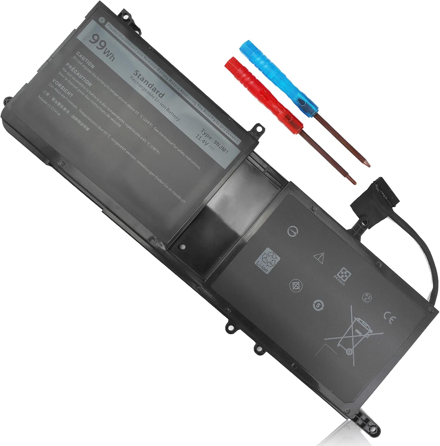 Amazon.com: 99WH Type 9NJM1 Battery Compatible with Dell Alienware 15 ...