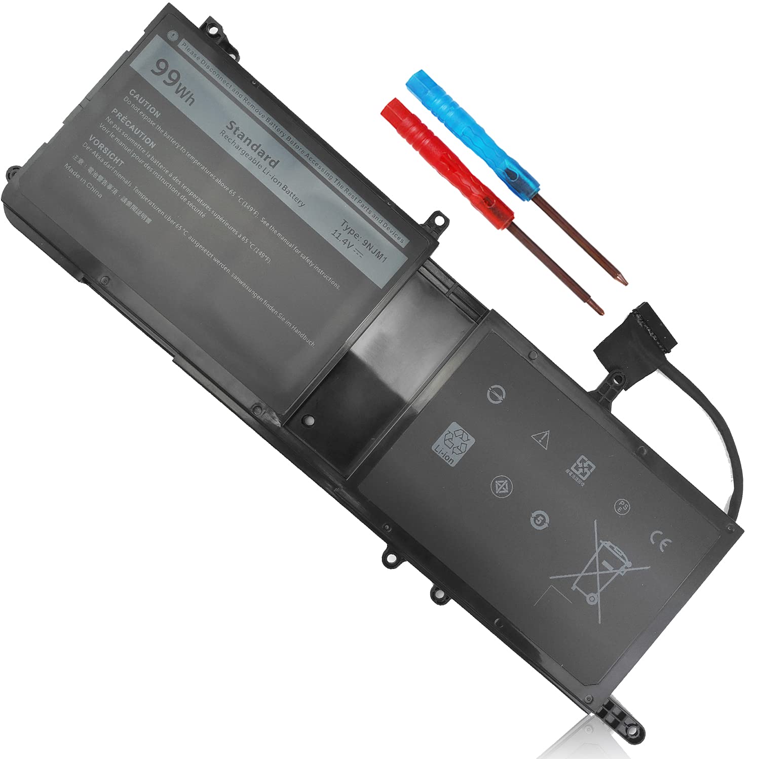 Amazon.com: 99WH Type 9NJM1 Battery Compatible with Dell Alienware 15 ...