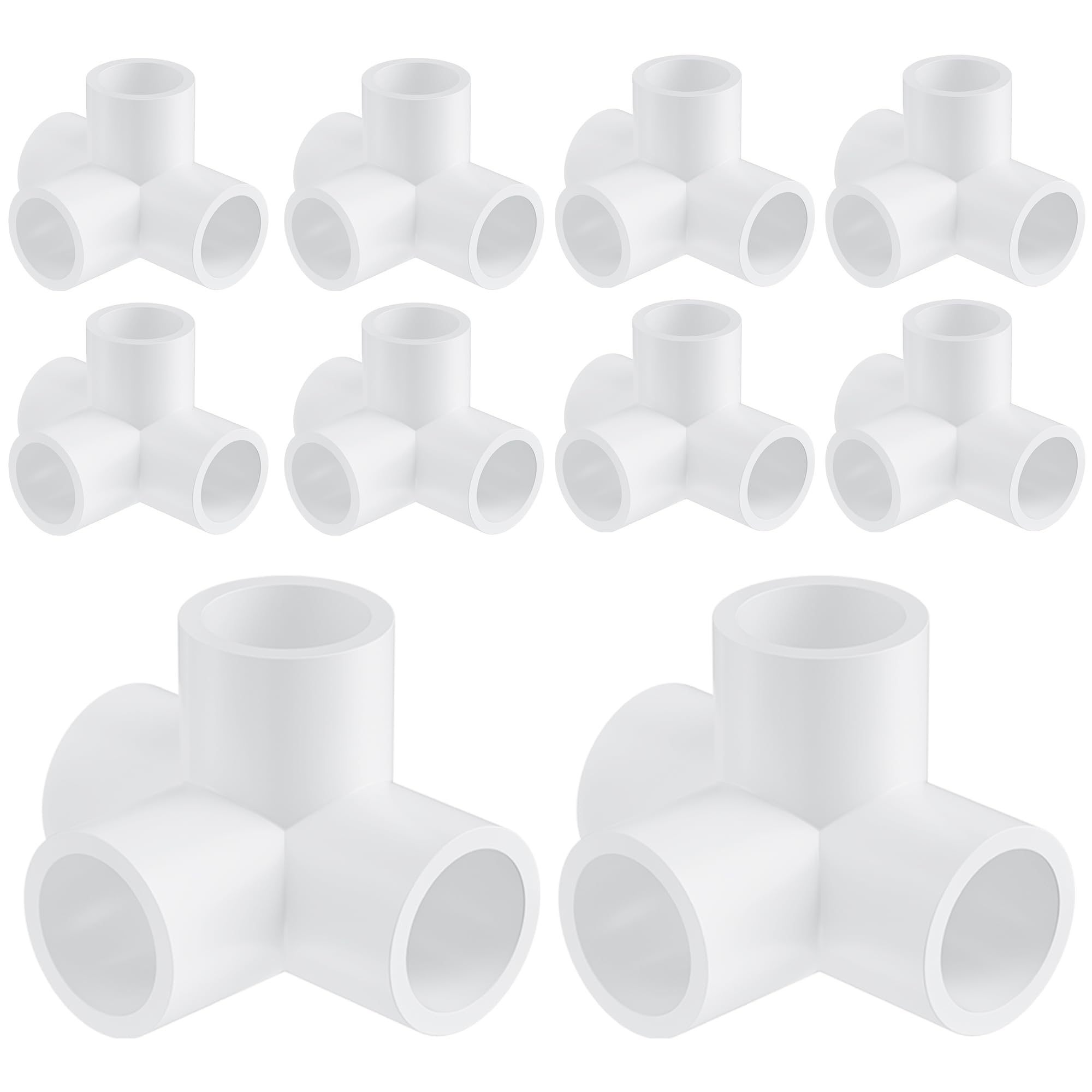 Snapklik.com : 1-1/4" 90 Degree PVC 4 Way Tee Fitting, 10 Pcs Pipe ...