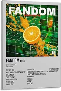 Amazon.com: Fandom Waterparks Waterparks 2019 Canvas Poster Bedroom ...