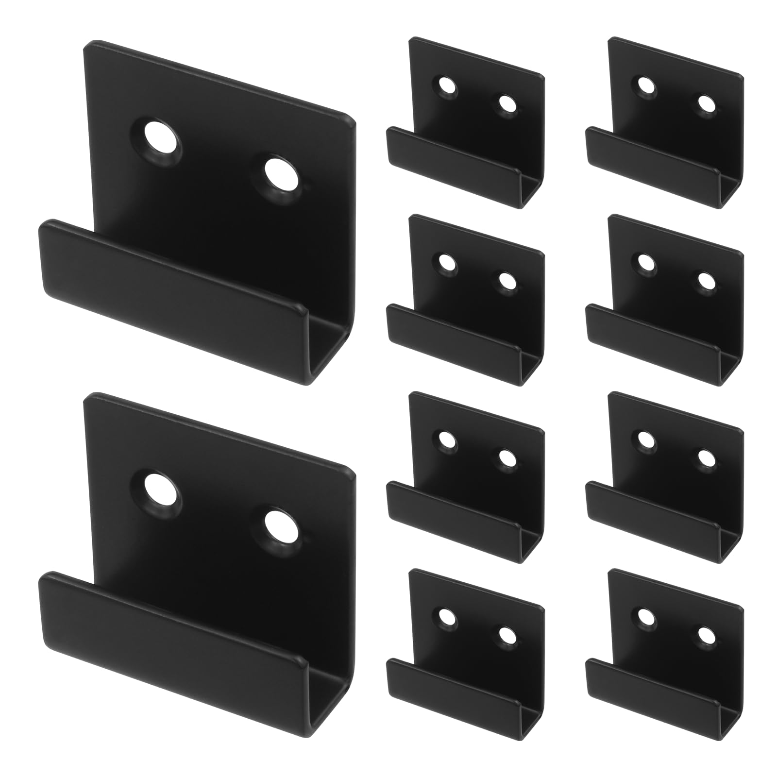 LOUZAGO 10 Pcs Wall Hanger, Stainless Steel Wall Mount Brackets Hook ...