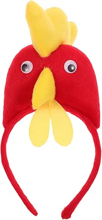 Amazon.com: PRETYZOOM Rooster Headband - Halloween Chicken Costume ...