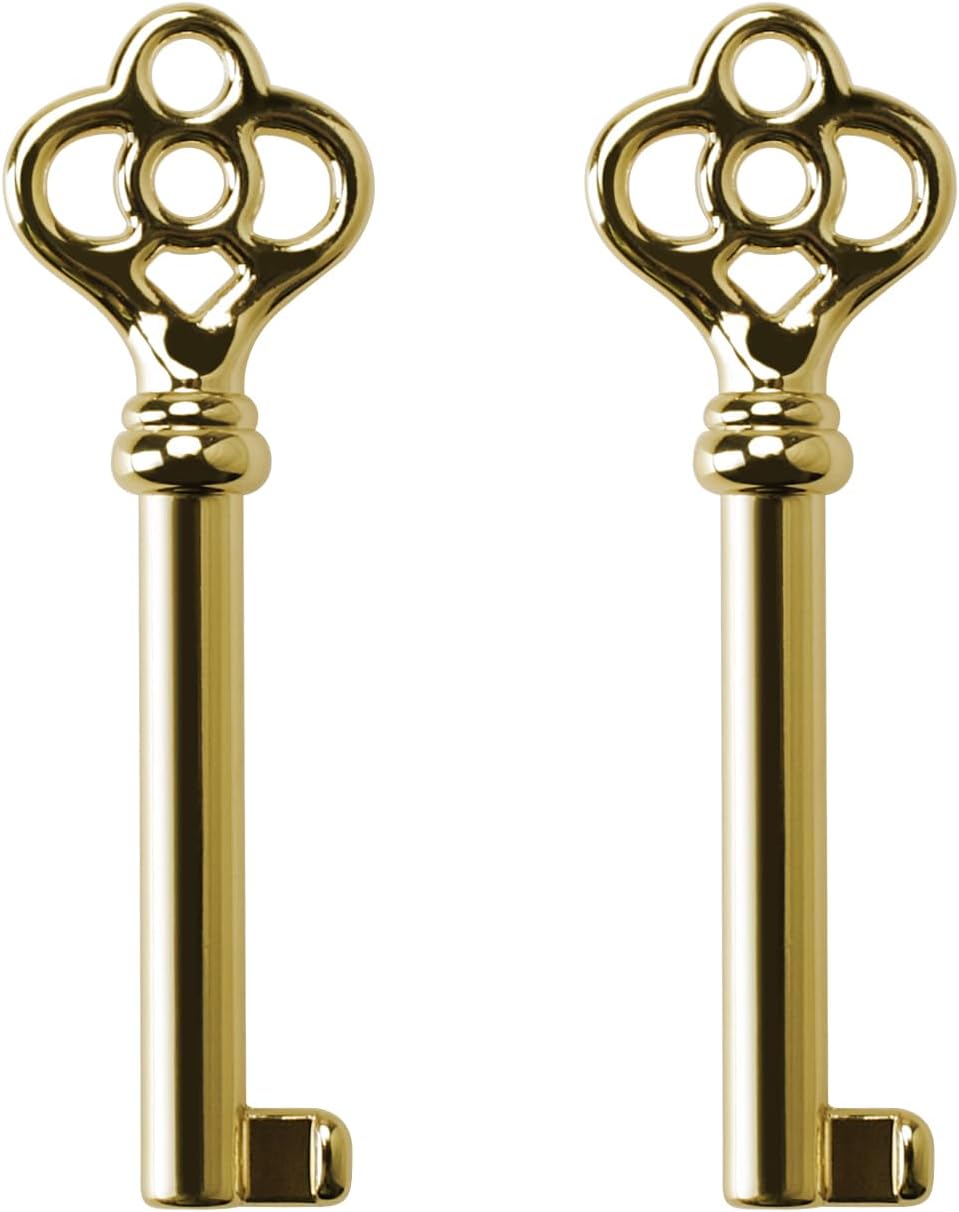 KY-3AB Antique Brass Hollow Barrel Skeleton Key Reproduction,Hollow ...