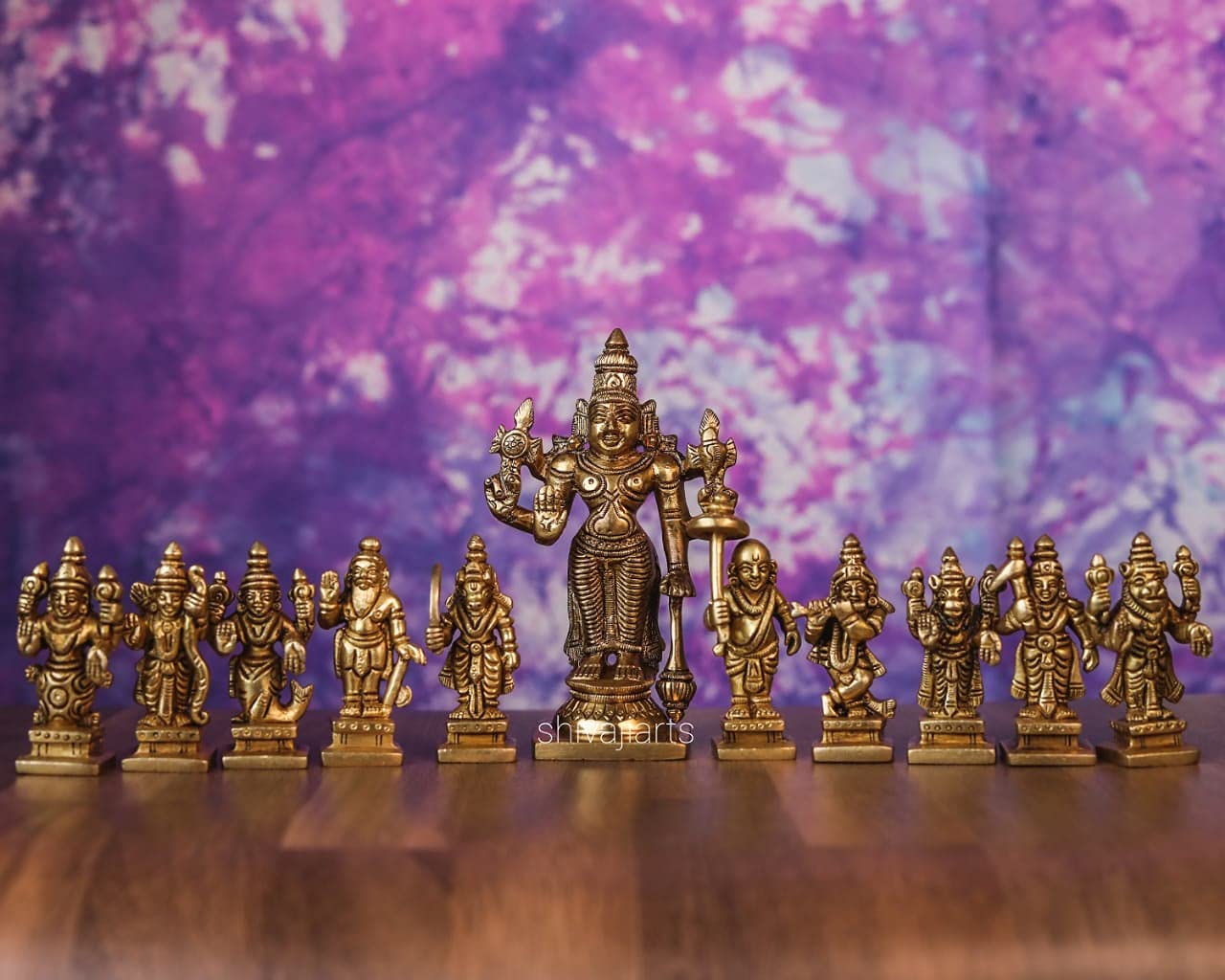 Buy SHIVAJI ARTS Dashavatar, The Ten Incarnation of Lord Vishnu, Lord ...