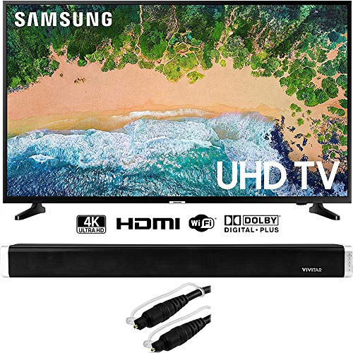 Samsung UN55NU6900 55" NU6900 Smart 4K UHD TV (2018) w/Sound Bar Bundle ...