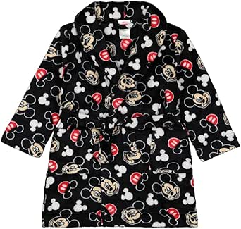 Amazon.com: Disney Bata de baño Mickey Mouse para niño, Bata Mickey Bud ...