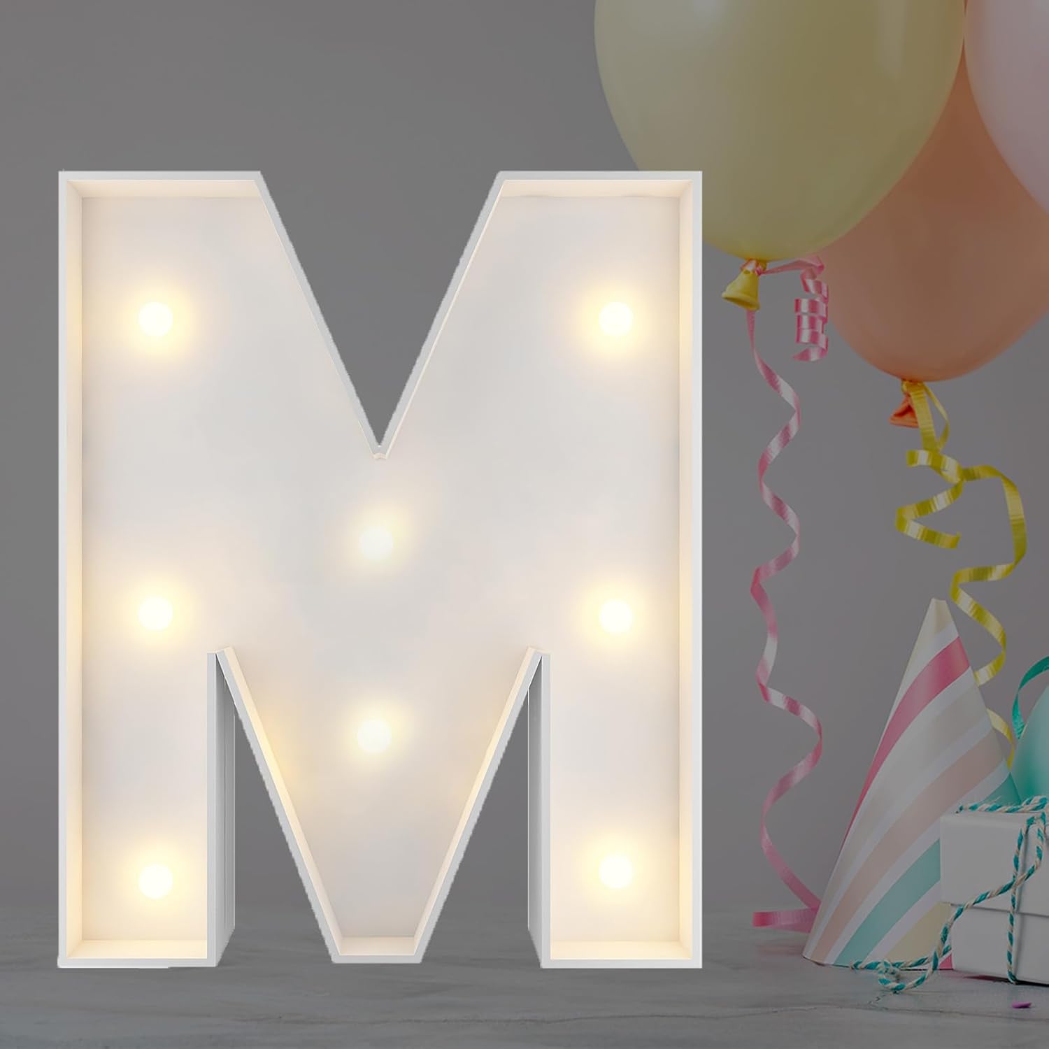 Amazon.com: 2FT Marquee Light Up Letters, Marquee Letters M, Mosaic ...
