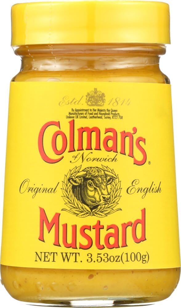 Amazon.com: Colman's Mustard 3.53 oz 100g (Pack Of 5) : Grocery ...