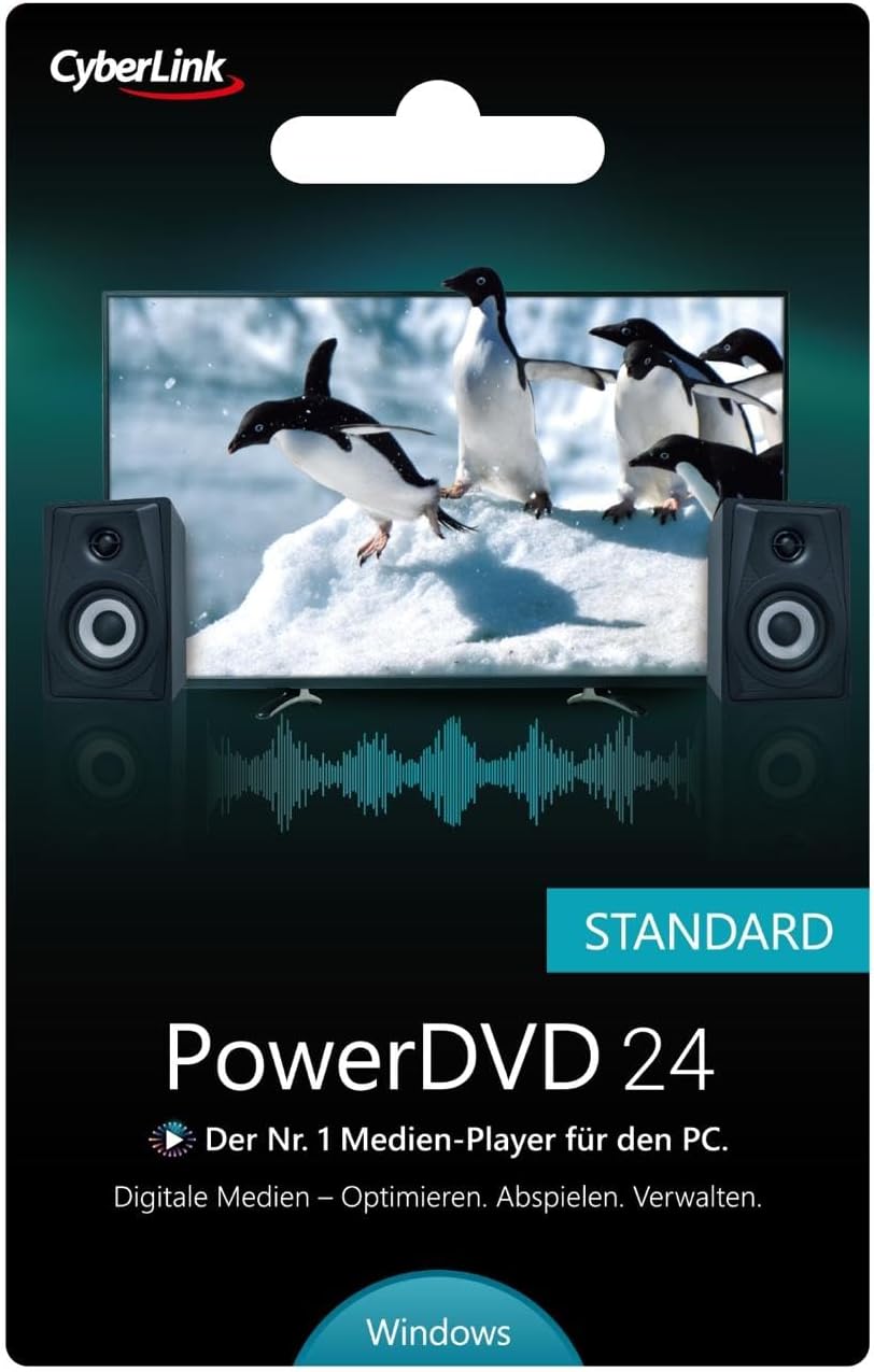 CyberLink PowerDVD 24 Standard - Vielseitiger Player für digitale ...