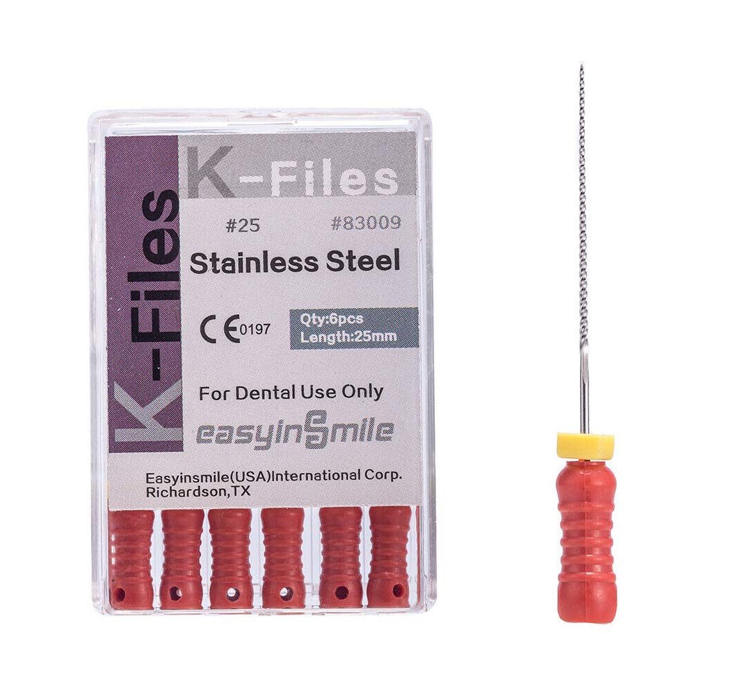 Amazon.com: Easyinsmile Dental Endo Root Canal Hand Use File K-FILES ...
