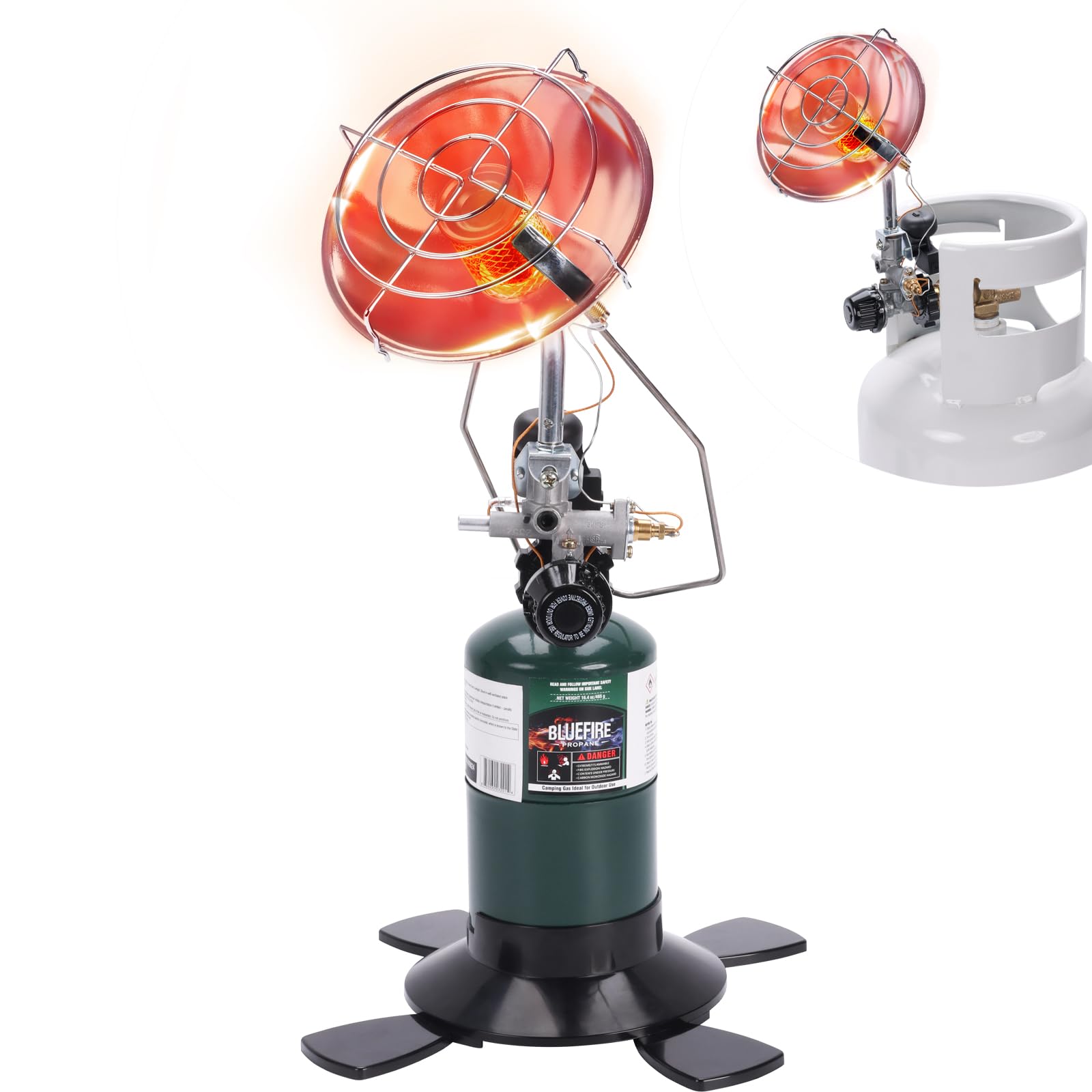 Amazon.com: Hotdevil New-Gen 2 in 1 Propane Heater for Camping Outdoor ...