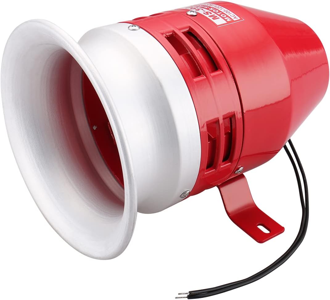 Baomain Motor Horn Siren Buzzer MS-390 AC 110V 1.5A 125DB Decibel ...