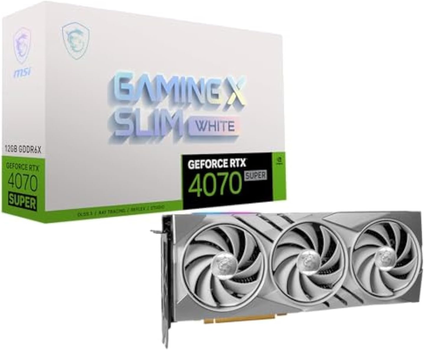 Amazon.in: Buy MSI Geforce RTX 4070 Super 12G Gaming X Slim White ...