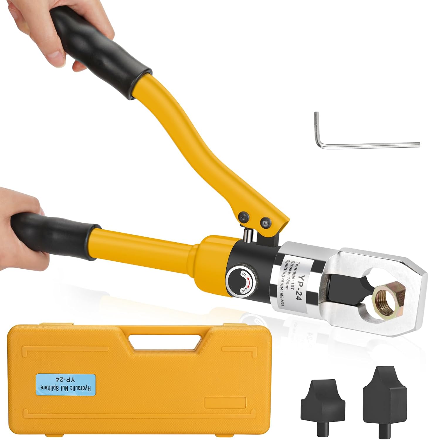 Amazon.com: Hydraulic Nut Splitter Breaker Tool, 10T Heavy Duty Nut ...