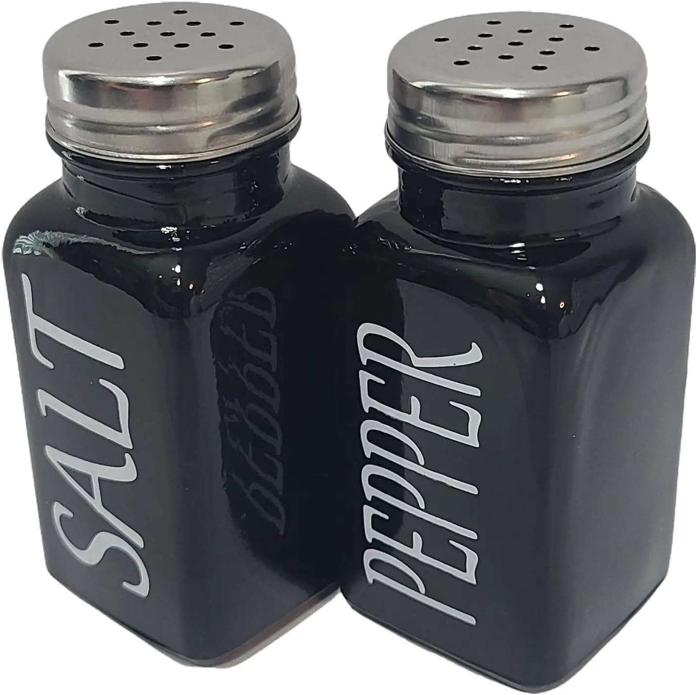 Amazon.com: Salt and Pepper Shakers Set – Elegant Glass Salt Shaker ...