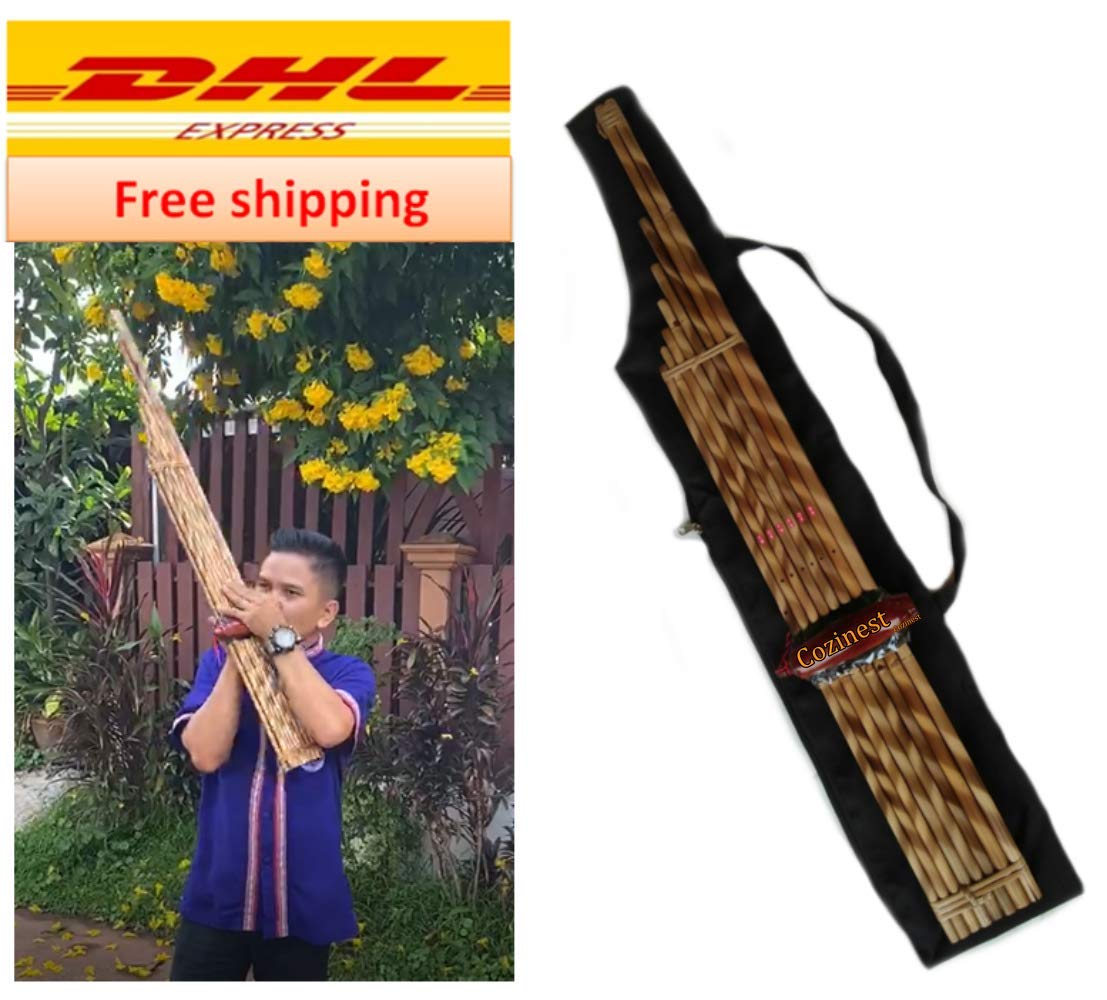Cozinest Kan 8 Premium Thai Khaen Bamboo Khen Double Silver Free-Reed ...