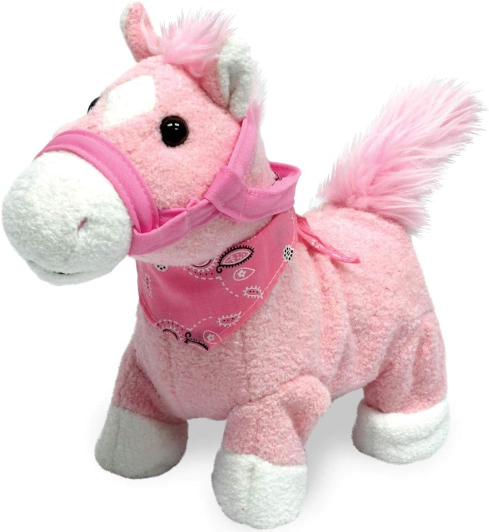 Amazon.com: Cuddle Barn Dolly The Pink Pony Toy : Toys & Games