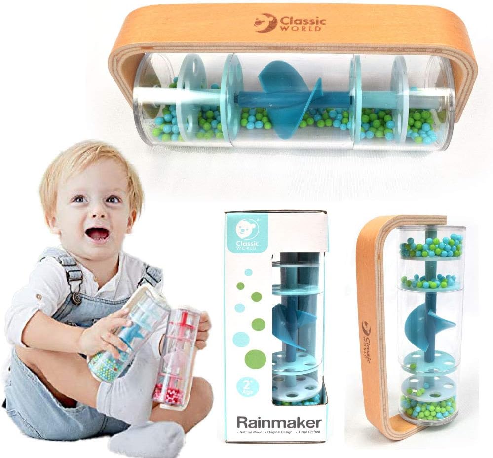Classic World Rainmaker - Rainmaker Baby Toy - Baby Sensory Toys ...