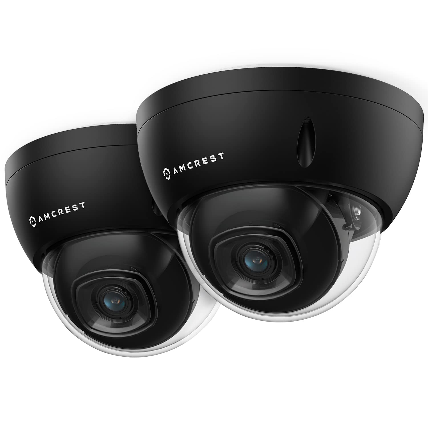 Amazon.com : Amcrest 2-Pack 5MP POE Camera, Outdoor Vandal Dome ...