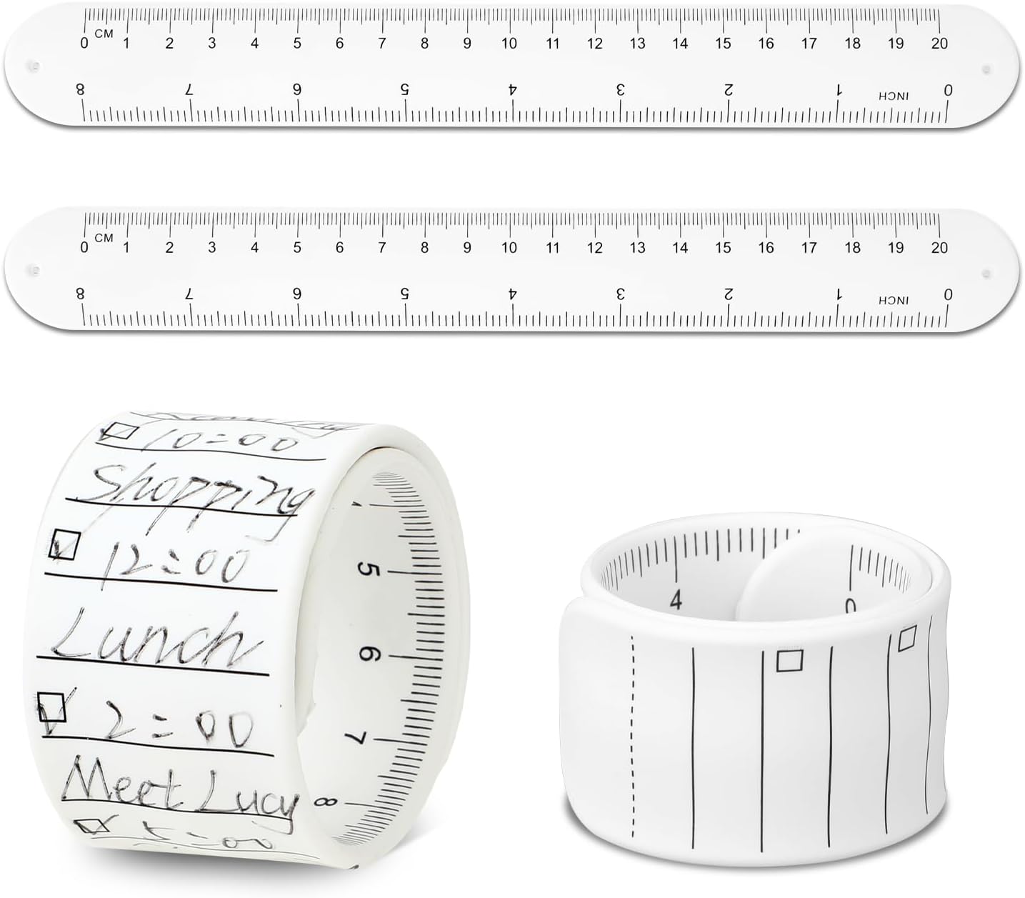 Amazon.com : salbsever 2 Pack Reusable Wearable Memo Wristband ...