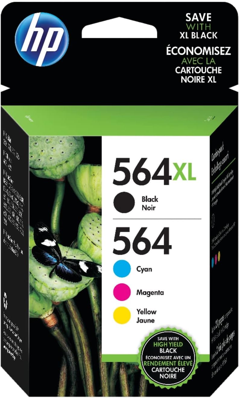 Amazon.com: HP 564 / 564XL (N9H60FN) Ink Cartridges (Cyan Magenta ...