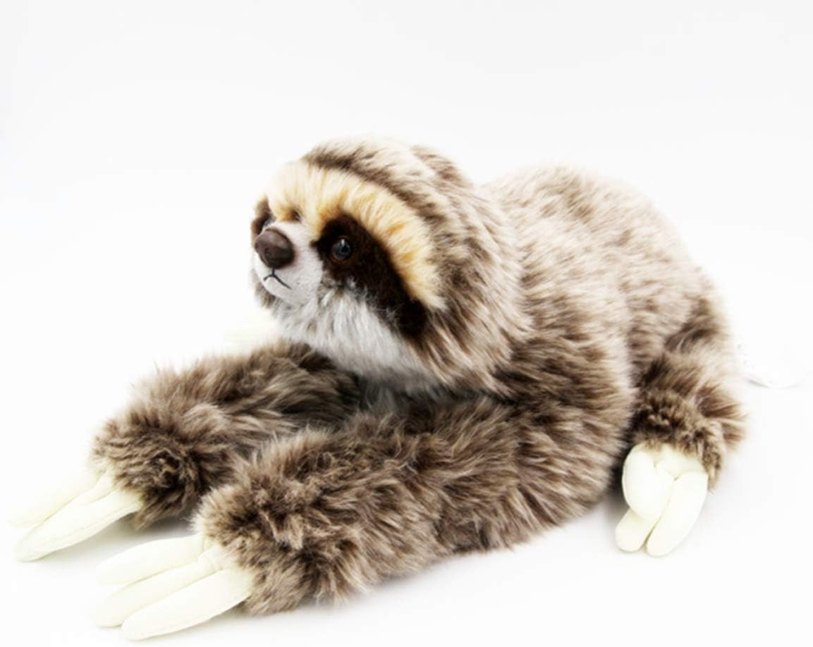 Amazon.com: TAMMYFLYFLY Cute Realistic Three Toed Sloth Plush Stuffed ...
