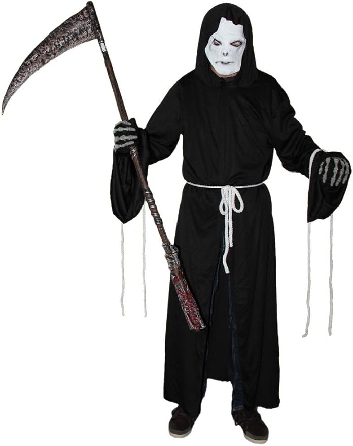 Sensemann Kostüm mit Maske für Herren - Größe S-XXXL - Sensenmann ...