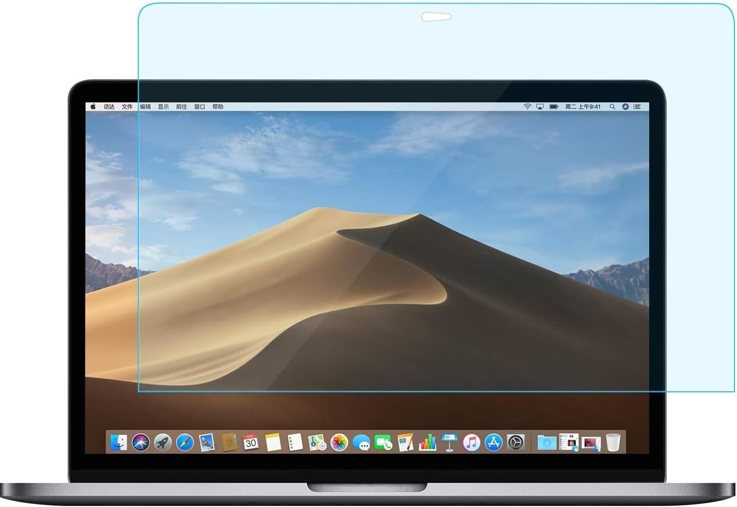 IPROKKO Paquete de 2 protectores de pantalla antiluz azul para Macbook ...