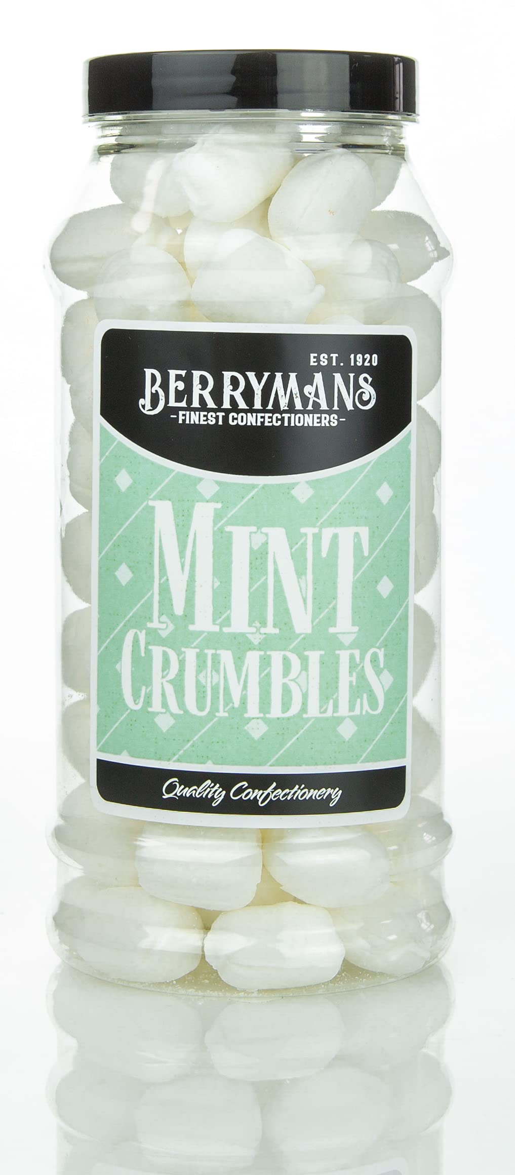 Original Mint Crumbles Retro Sweets Gift Jar by Berrymans Sweet Shop ...