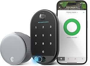 Amazon.com: Yale August Wi-Fi Smart Lock with Keypad Touch in Silver