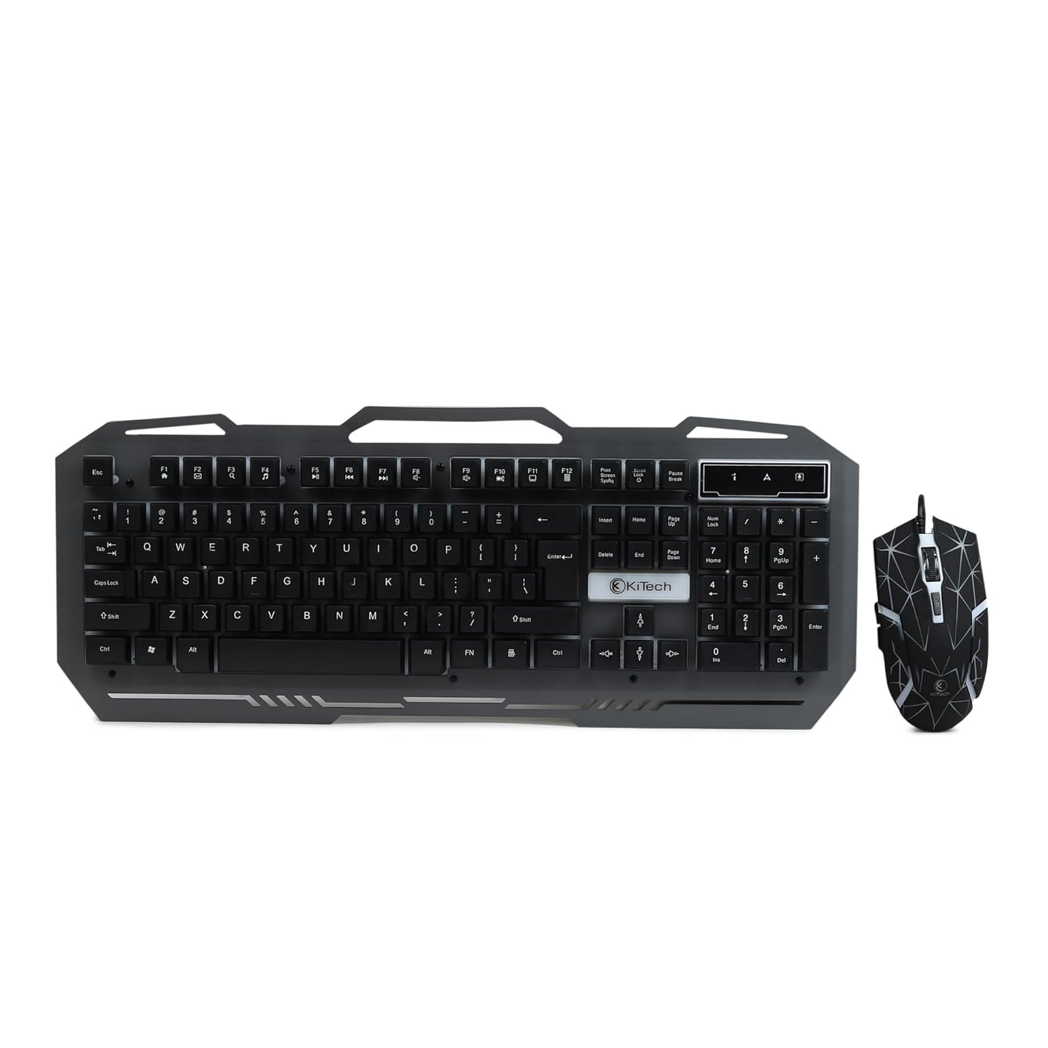 Amazon.in: Buy KiTech Gaming Keyboard and Mouse Combo, Wired USB, Full ...