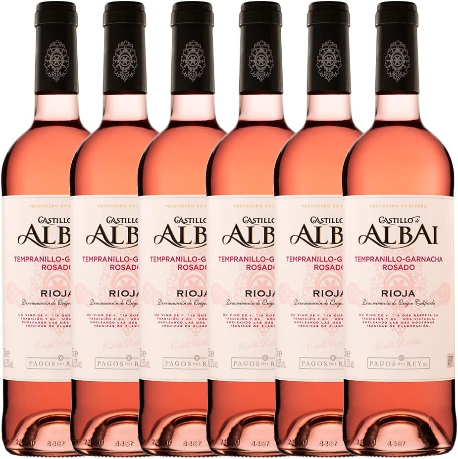 Castillo De Albai Rosado - 6 botellas x 750ml - Total:4500ml,1 item ...