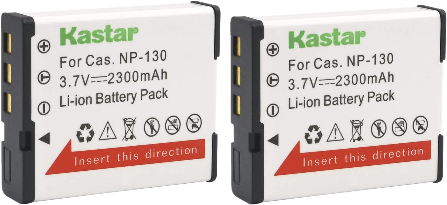 Amazon.com : Kastar Battery (1-Pack) for Cas NP-60 NP60 CNP60 and Cas ...