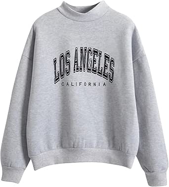 Amazon.com: Los Angeles California Pullover Sweatshirts for Women ...